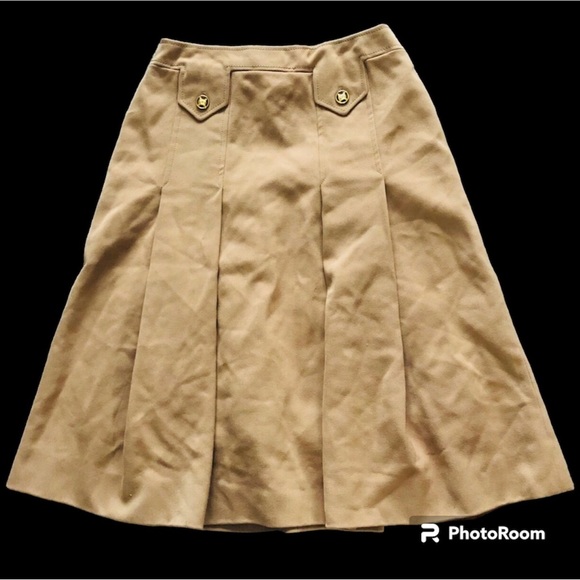 Celine | Skirts | Celine Camel Colored Skirt | Poshmark